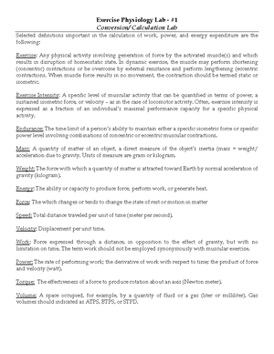 Bike fitness test lab exercise physiology - Exercise Physiology ...