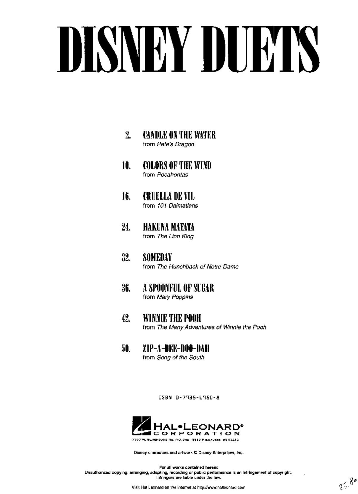 Disney Duets - Duos para música de cámara - Conjunto Instrumental - Studocu