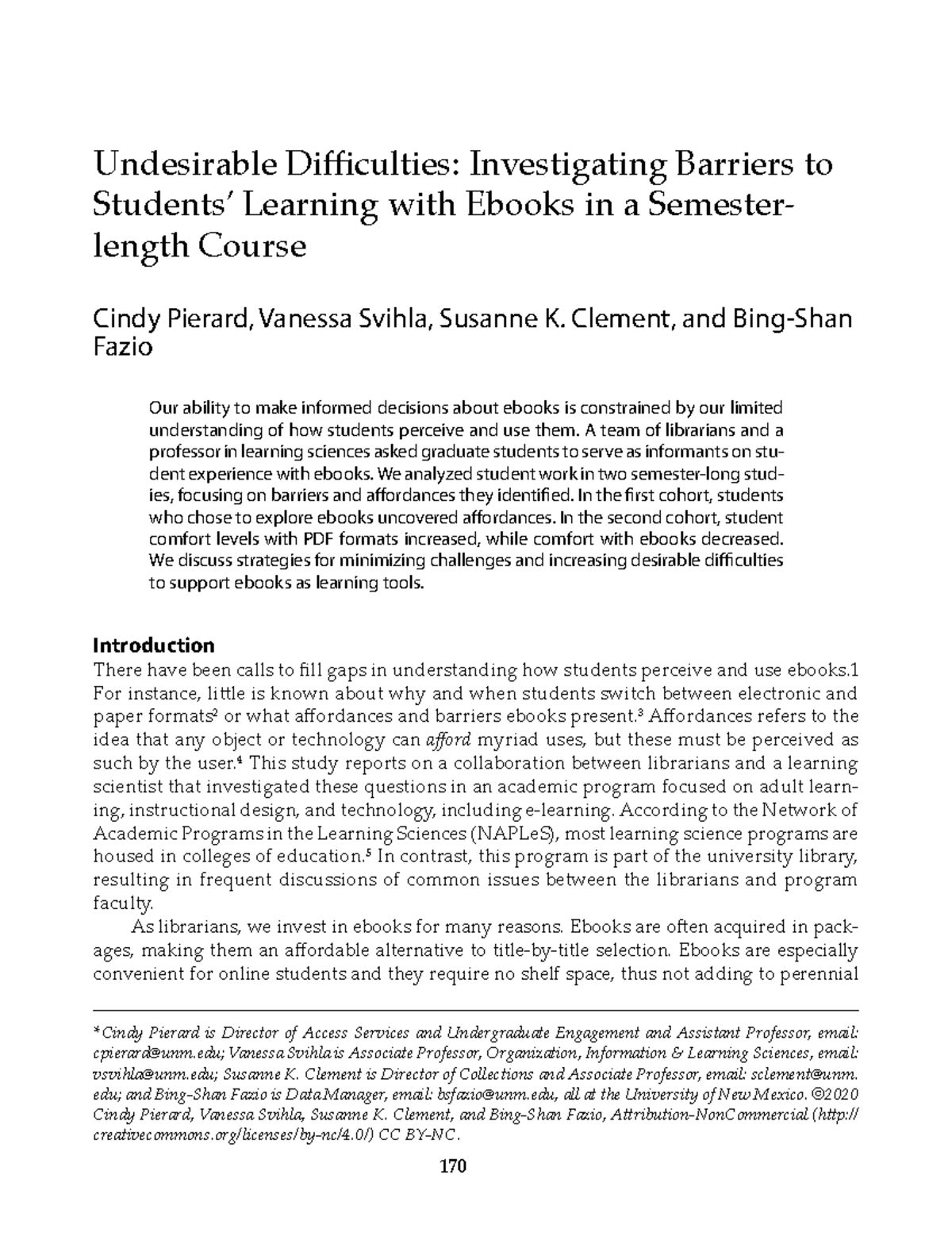 10 - hjnm, jk. - 170 Undesirable Difficulties: Investigating Barriers ...