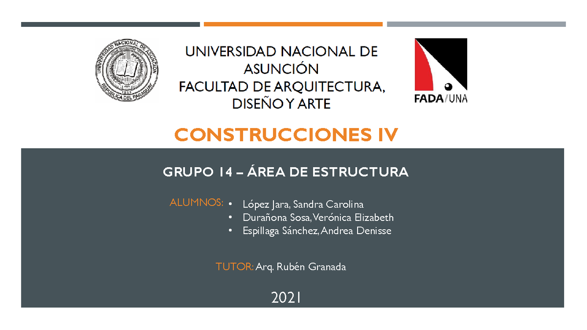 Grupo 14 - Primera entrega de trabajo práctico del área de estructuras ...