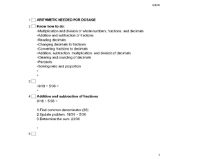 Calculatig Intake and Output 1 - 4/9/ 1 Calculating Intake and Output ...