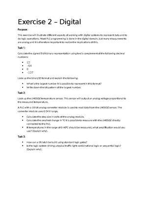 Lab exercise 11 - Exercise 11 – Alarms Introduction The purpose of this ...