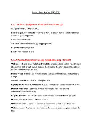 RGP Notes - RGP Fitting 1 Types of RGP lenses: Corneal (7-12mm) – our ...