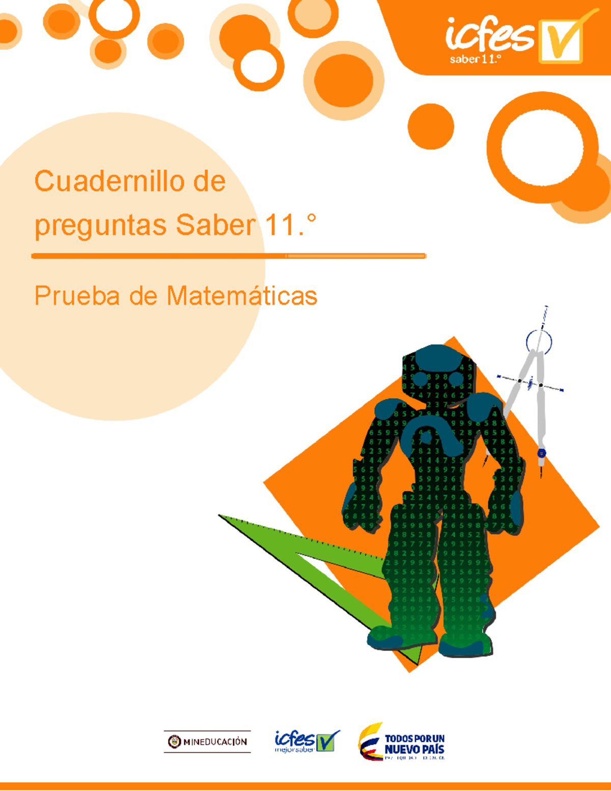 Cuadernillo de preguntas saber 11 matemc 3a1ticas - Cuadernillo de preguntas Saber 11.° Prueba ...