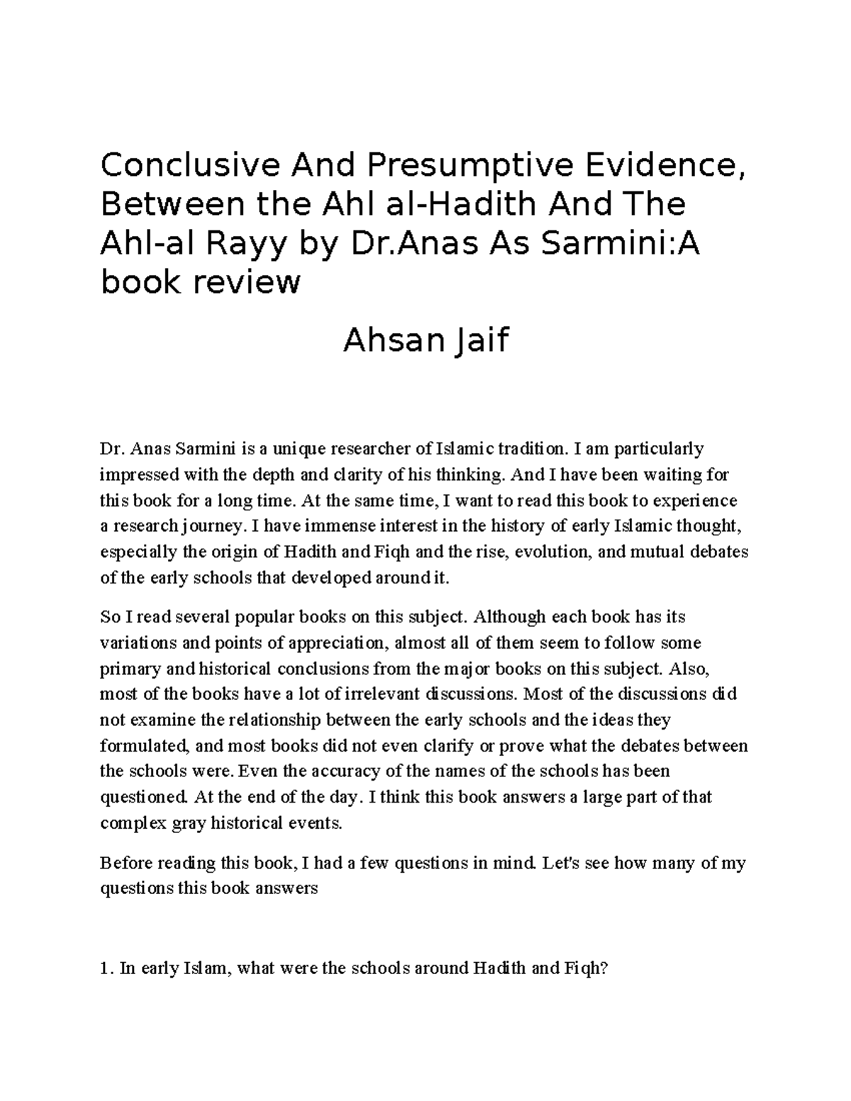 Conclusive And Presumptive Evidence Betw - Conclusive And Presumptive ...