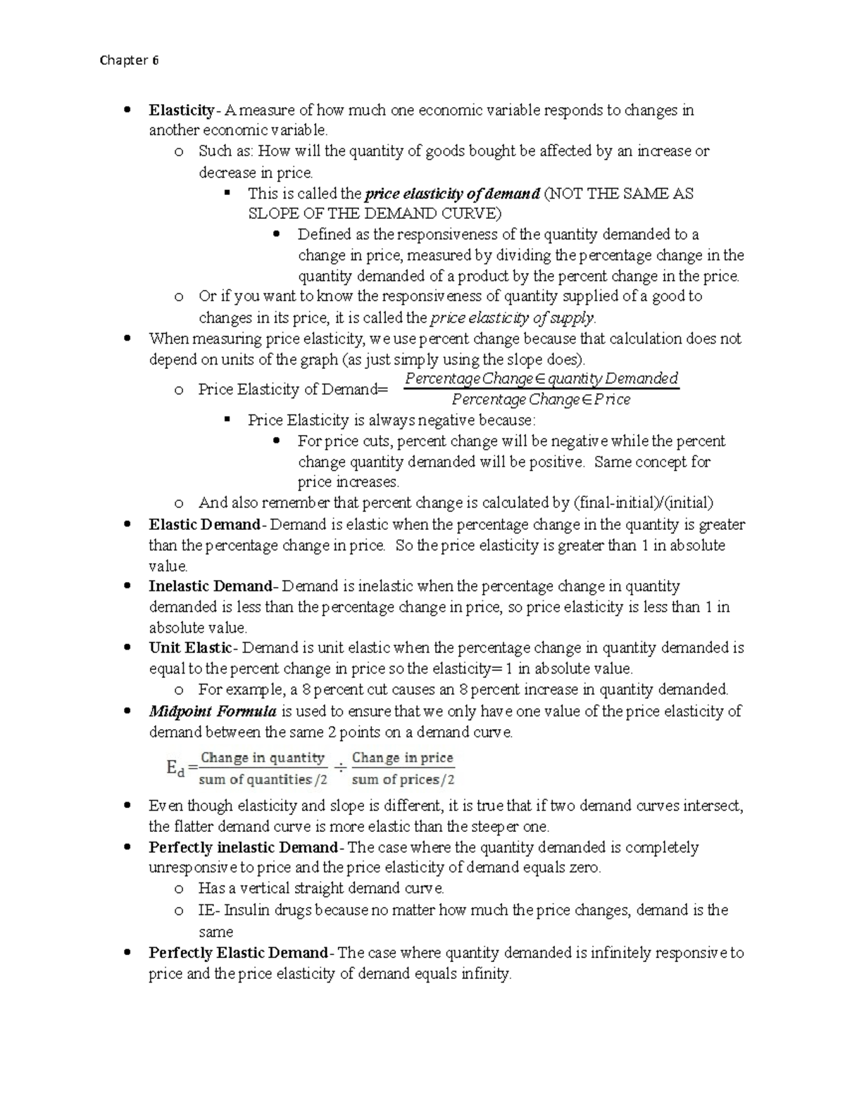 Chapter 6 Reading Notes - ECO 001 - Studocu