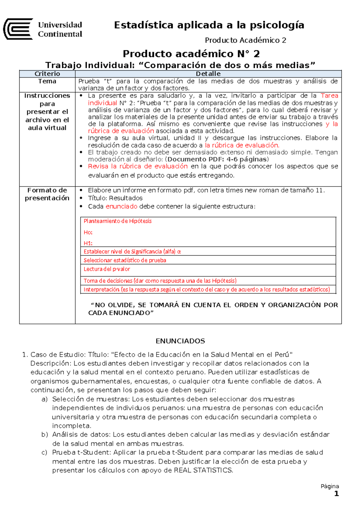 Producto acad Ã©mico 2 2024(Evaluaci Ã³n parcial) - Producto Académico 2 Producto académico N° 2 ...