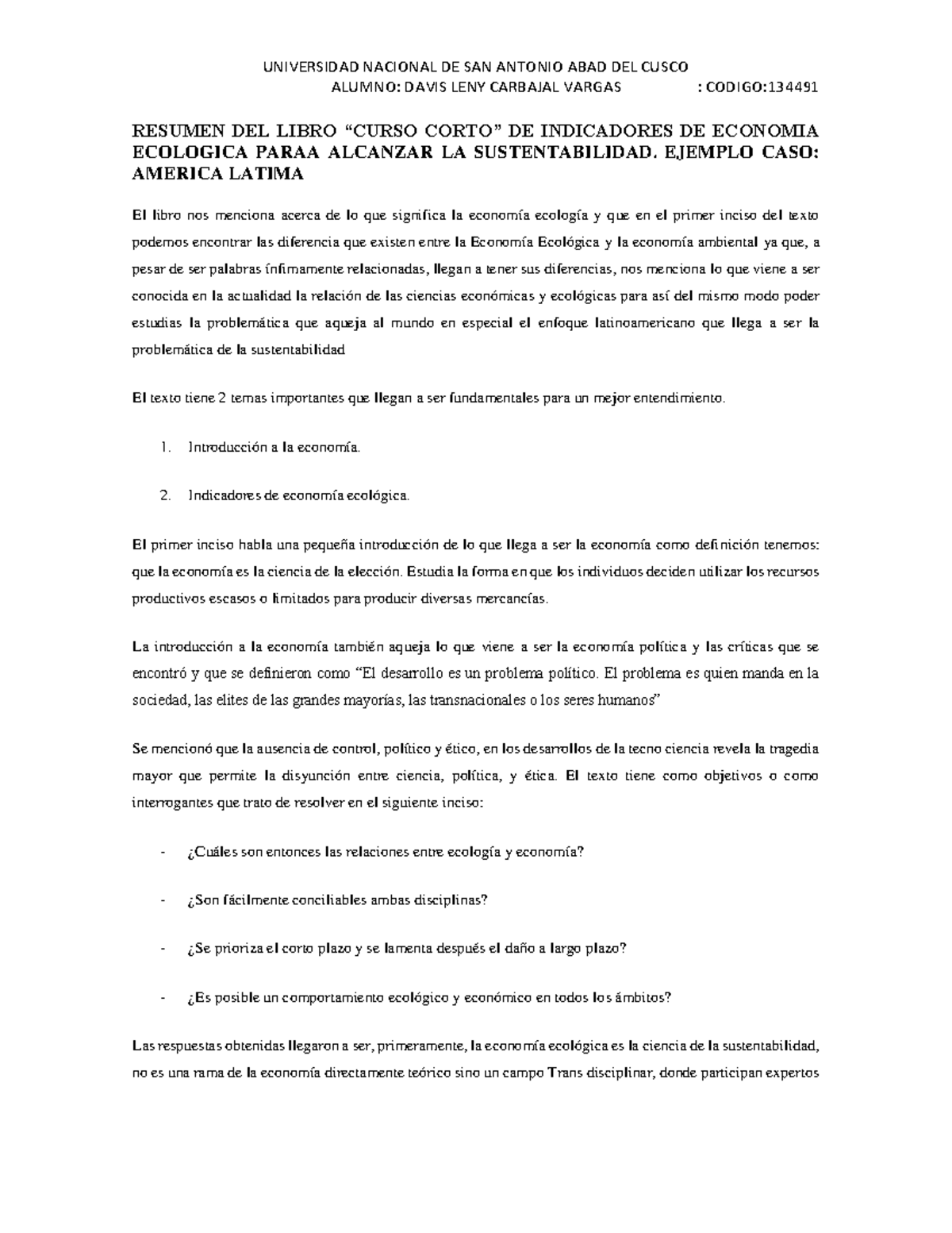 Resumen DEL 2 Libro - Warning: TT: undefined function: 32 UNIVERSIDAD NACIONAL DE SAN ANTONIO ...