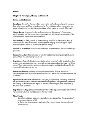 Lecture notes- Social class and stratification - SOCB SOCB47- Lecture 1 ...
