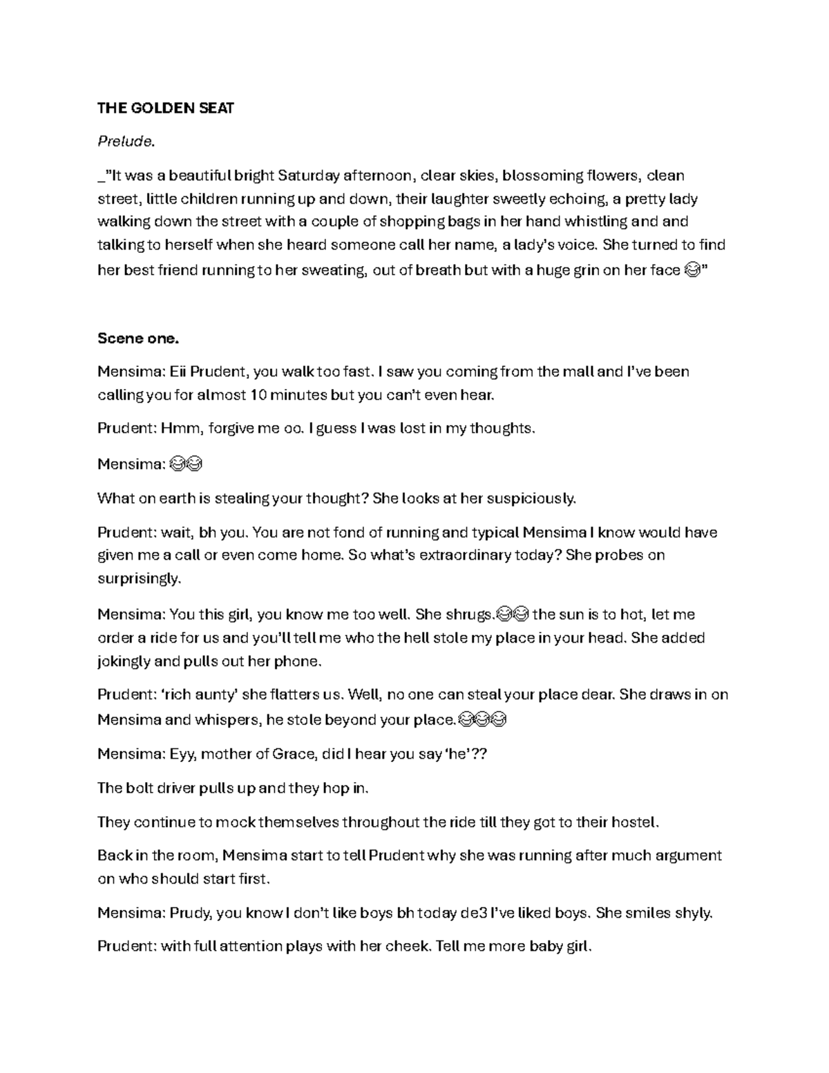 Document (3) - We are to write a report of a problem found in our ...