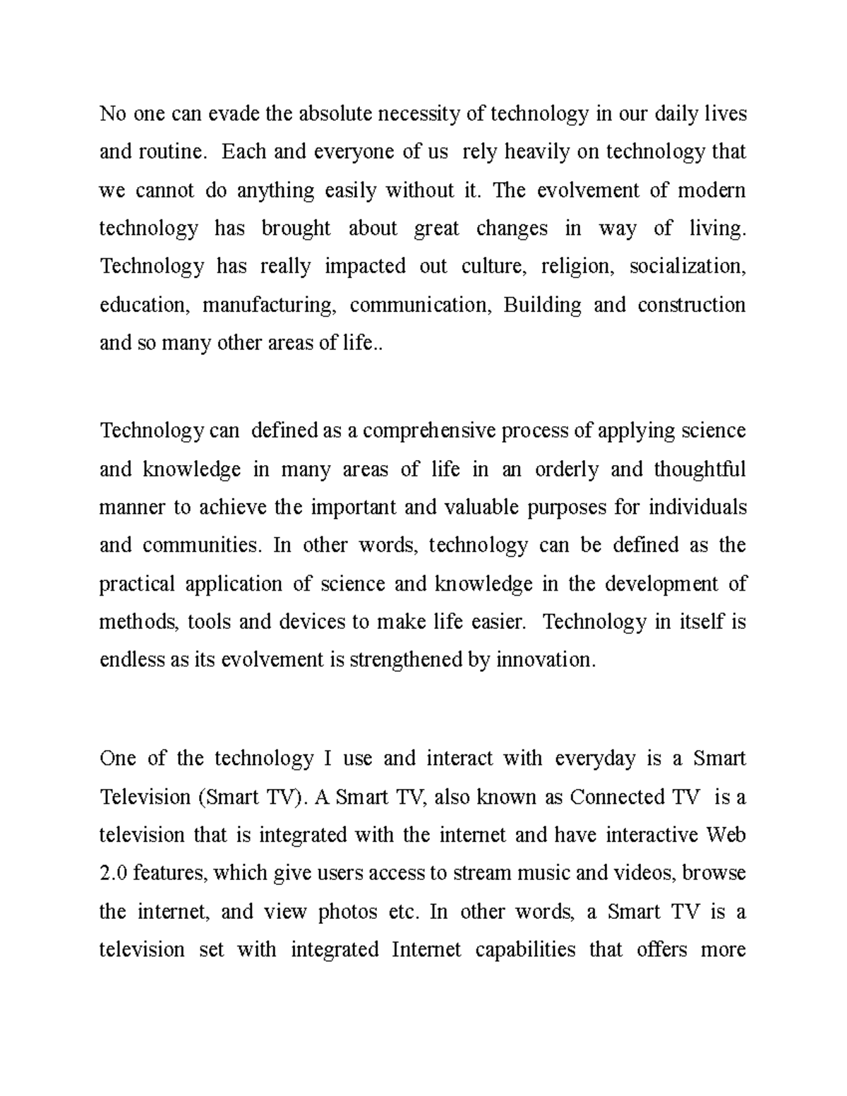 Information Technology Assignment - No one can evade the absolute ...