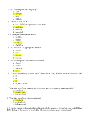 BIO230 Hands On 1 - BIO prelab - Exercise 1 Leishelle Landolt BIO Prof ...