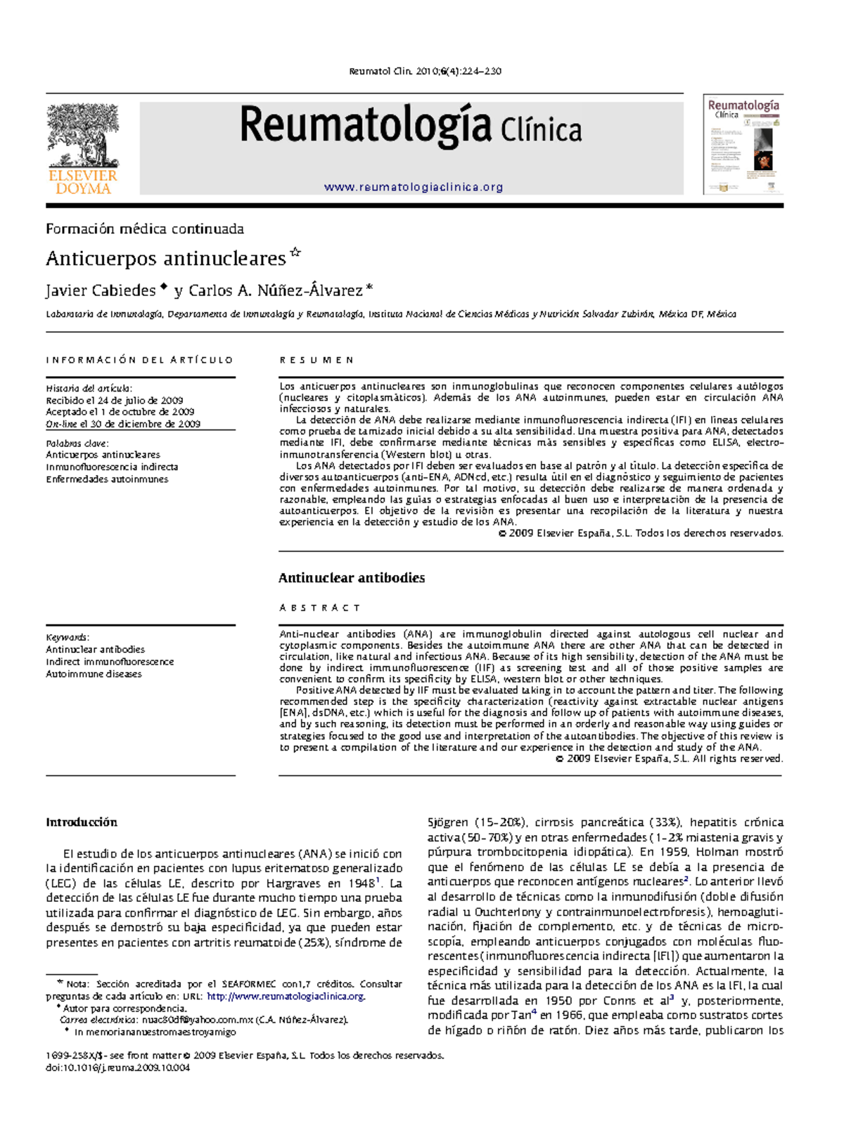 Patrón moteado fino - Formacio ́nme ́dica continuada Anticuerpos ...