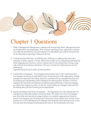 BUSM 20 Ch 10 Questions.docx - Chapter 10 Questions What is a work team ...