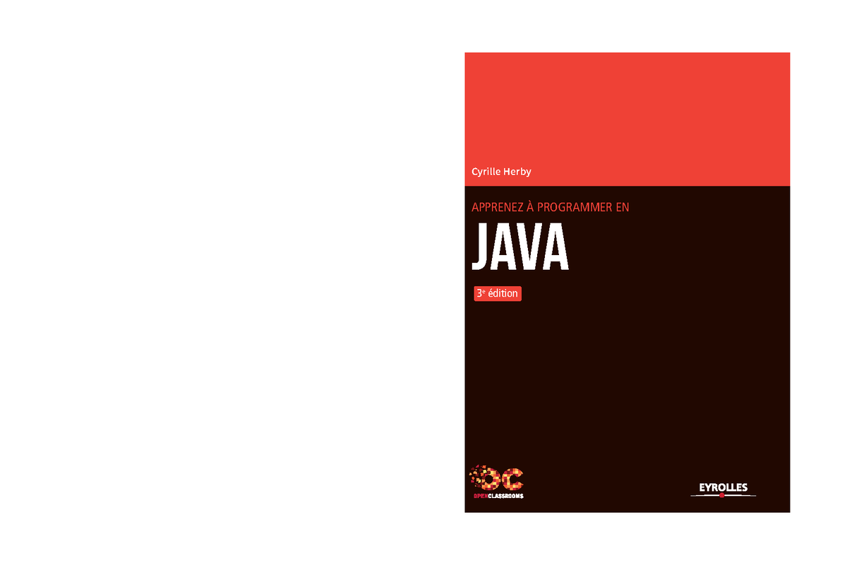 9782212675214 - lkjezljre - APPRENEZ À PROGRAMMER EN JAVA Cyrille Herby ...