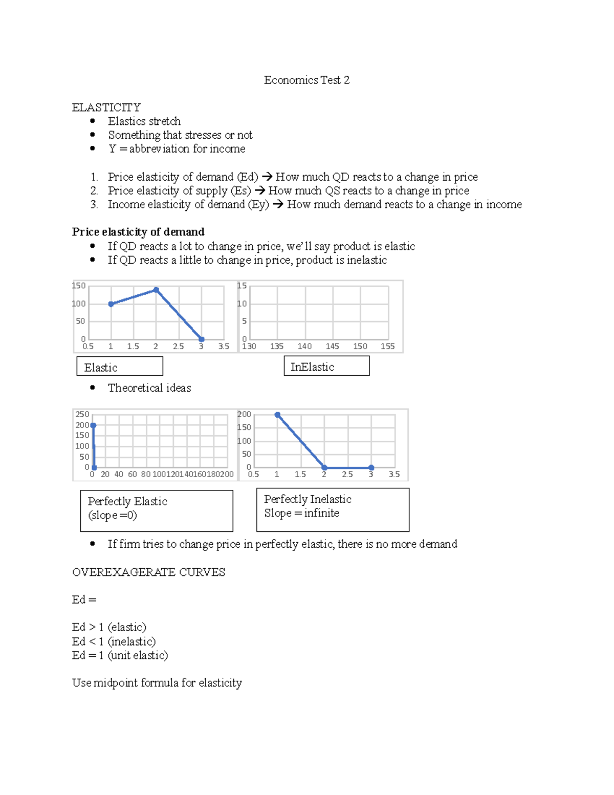 Economics Test 2 - notes for second test - 383-101-DW - Studocu