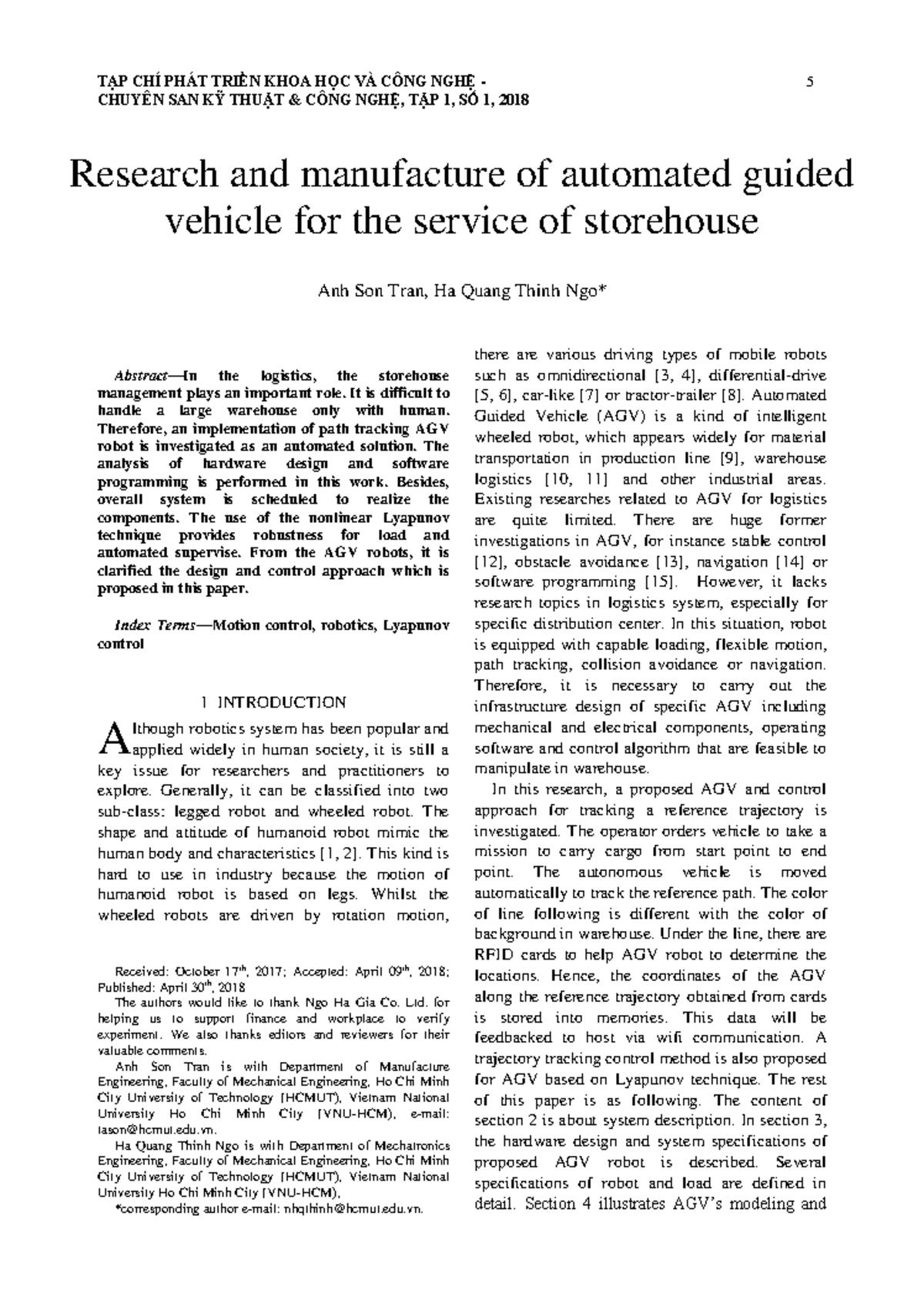Thiết kế AGV - This a concept of a designing AGV - TẠP CHÍ PHÁT TRIỂN ...
