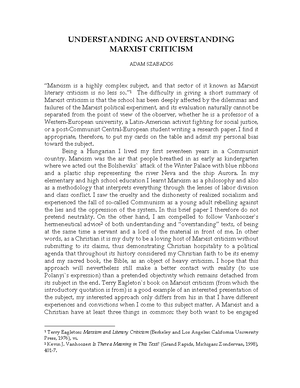 The Basic Principles of Marxism - This is an open access article ...