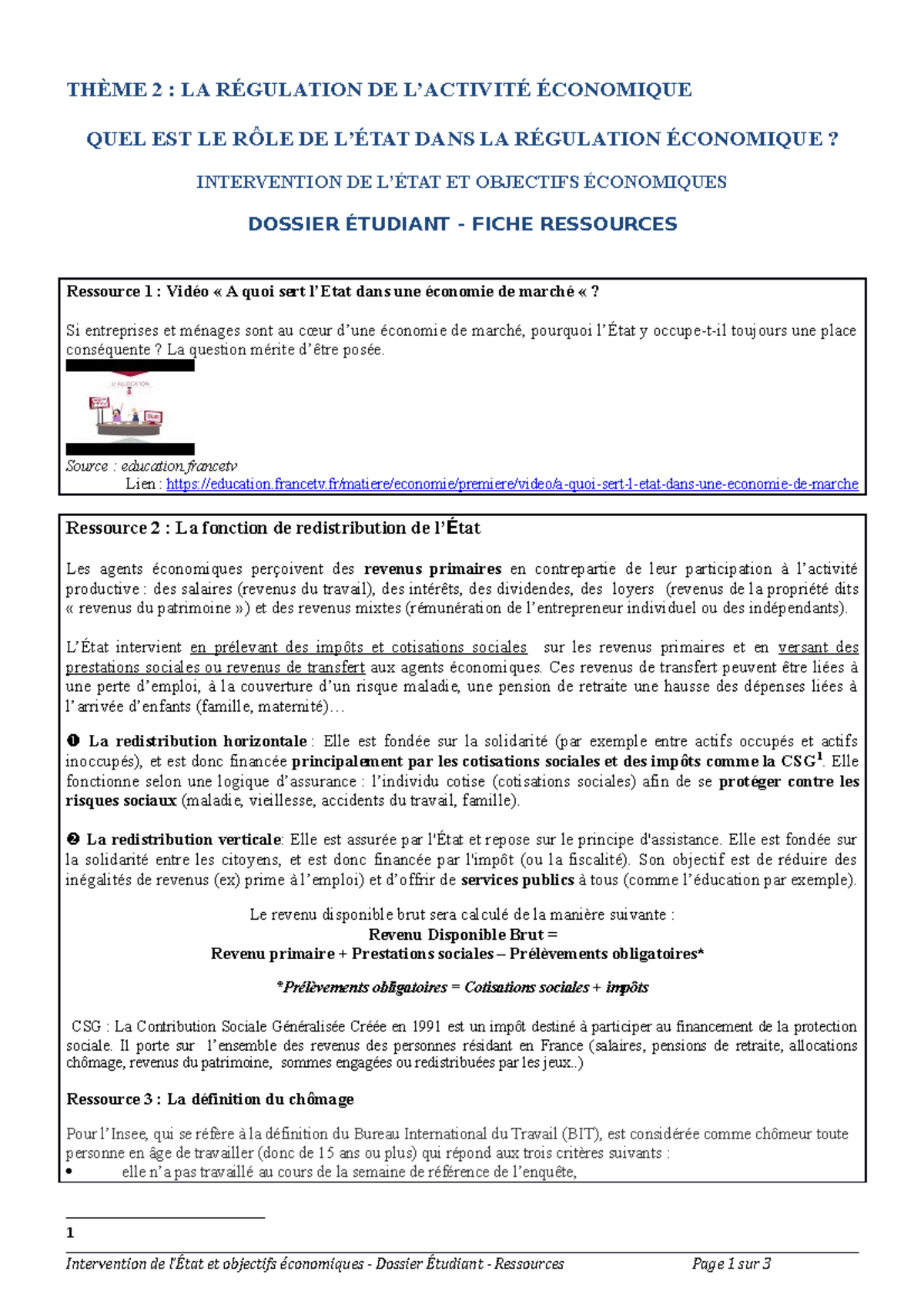 THEM2 Q1 Etat-Regul Doss-Etud Ressources - THÈME 2 : LA RÉGULATION DE L ...
