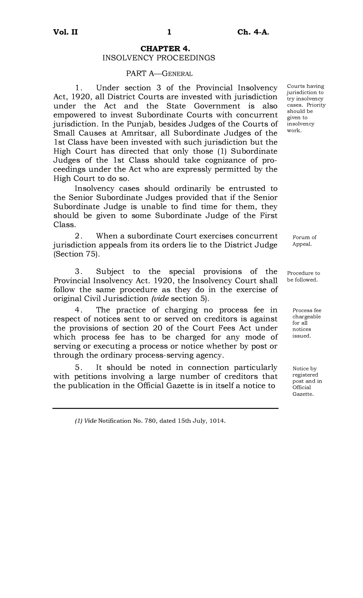 Chap4part AV 2 - Insolvency - CHAPTER 4. INSOLVENCY PROCEEDINGS PART A ...