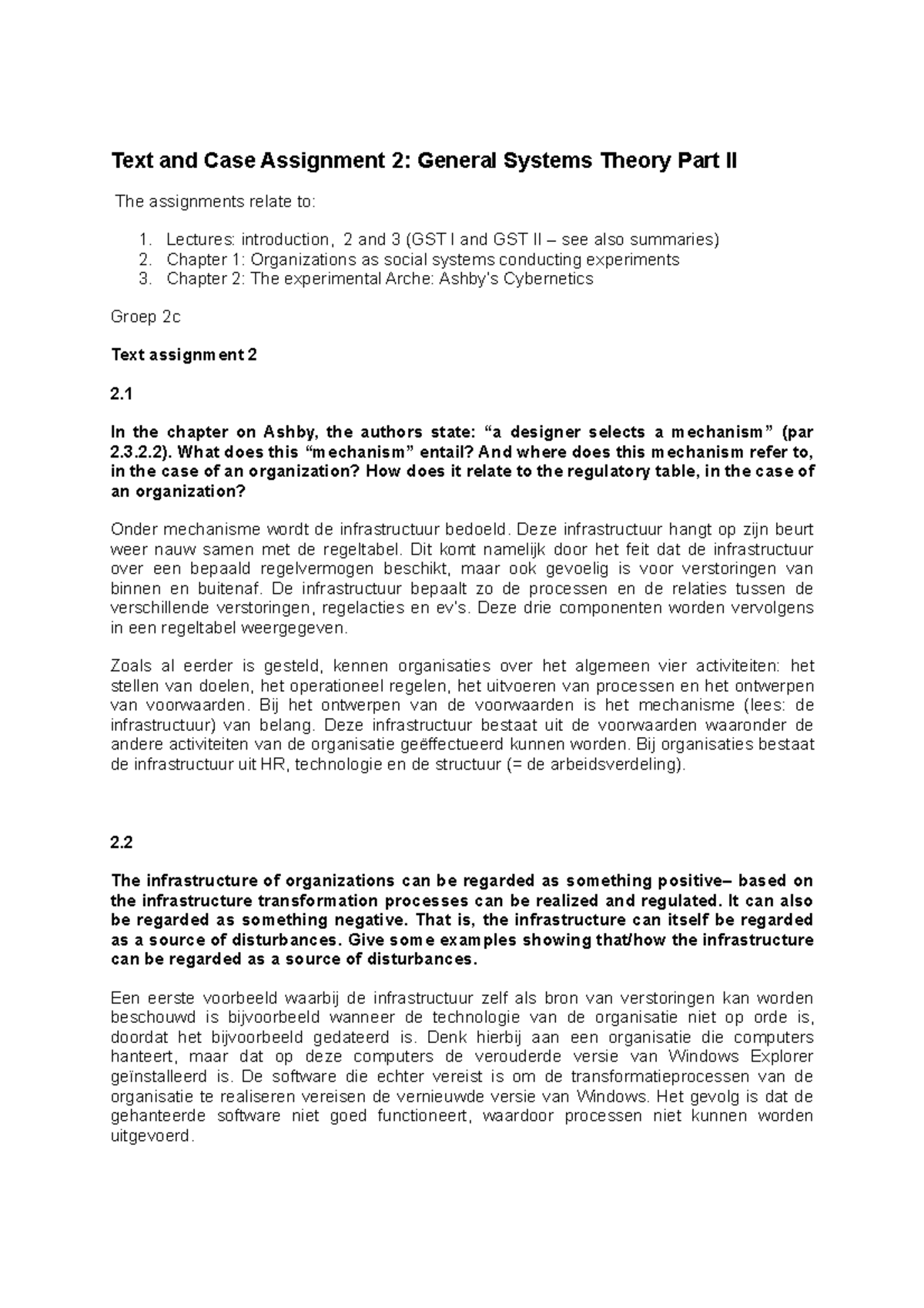 Text and Case Assignment 2 - In the chapter on Ashby, the authors state: “a designer selects a ...