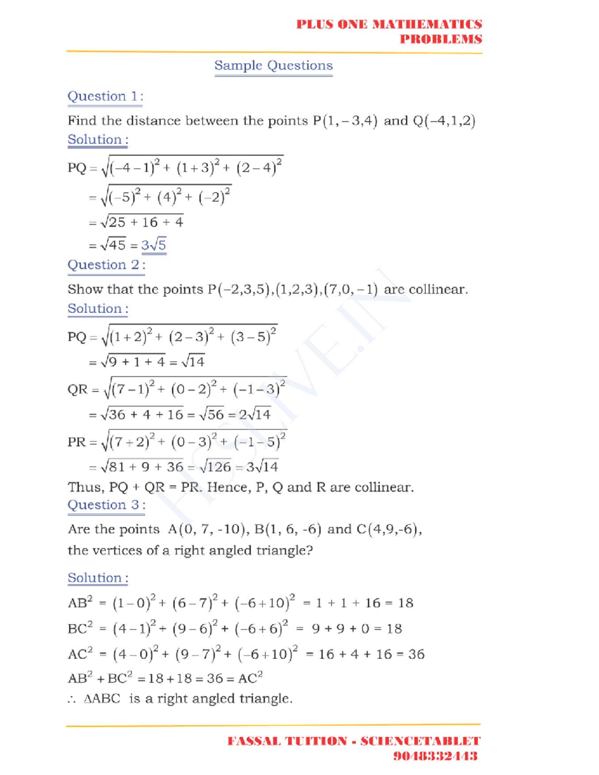 +1 mathematics problem solving - BSC Mathematics - Studocu