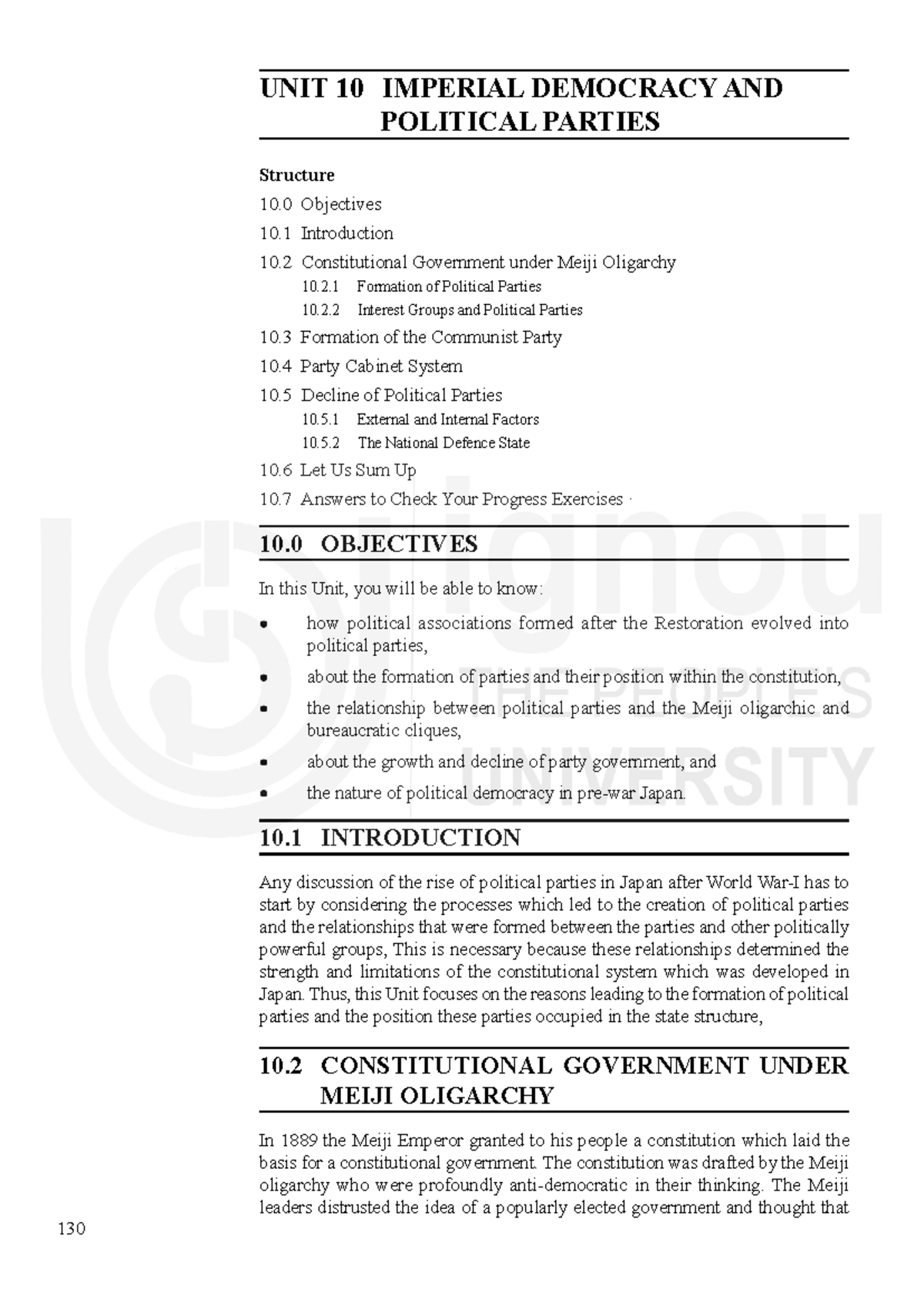Unit-10 - History of Modern East Asia: Japan (c. 1868-1945) UNIT 10 ...