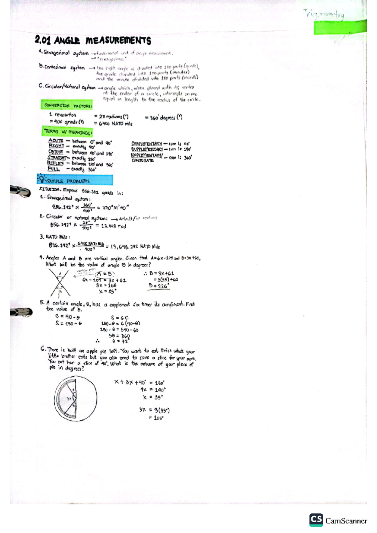 2- Trigonometry discord - BS Civil Engineering - Studocu