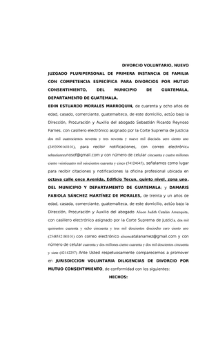 Poder Especial PARA Constituir Afectacion - Leiber David - PODER ...