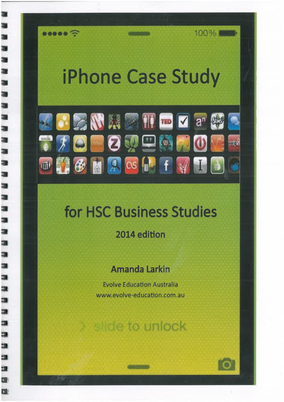 Apple Case Study Textbook - (to iPhone Case Study Other for HSC ...