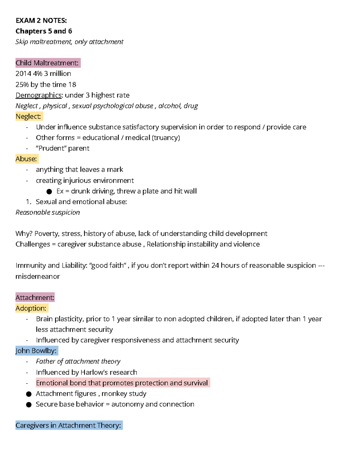 HDFS EXAM 2 - PART 3 - HDFS - CSU - DEATH DYING AND GRIEF NOTES - EXAM ...