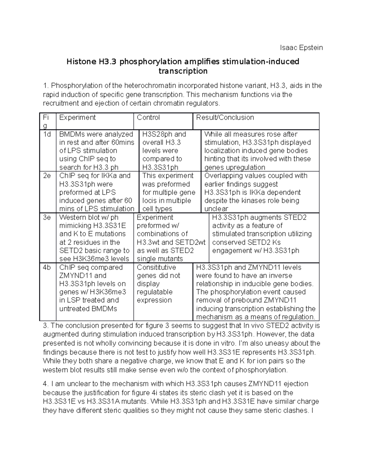 Epi hw 04 phosphorylation amplifies transcription - Isaac Epstein ...
