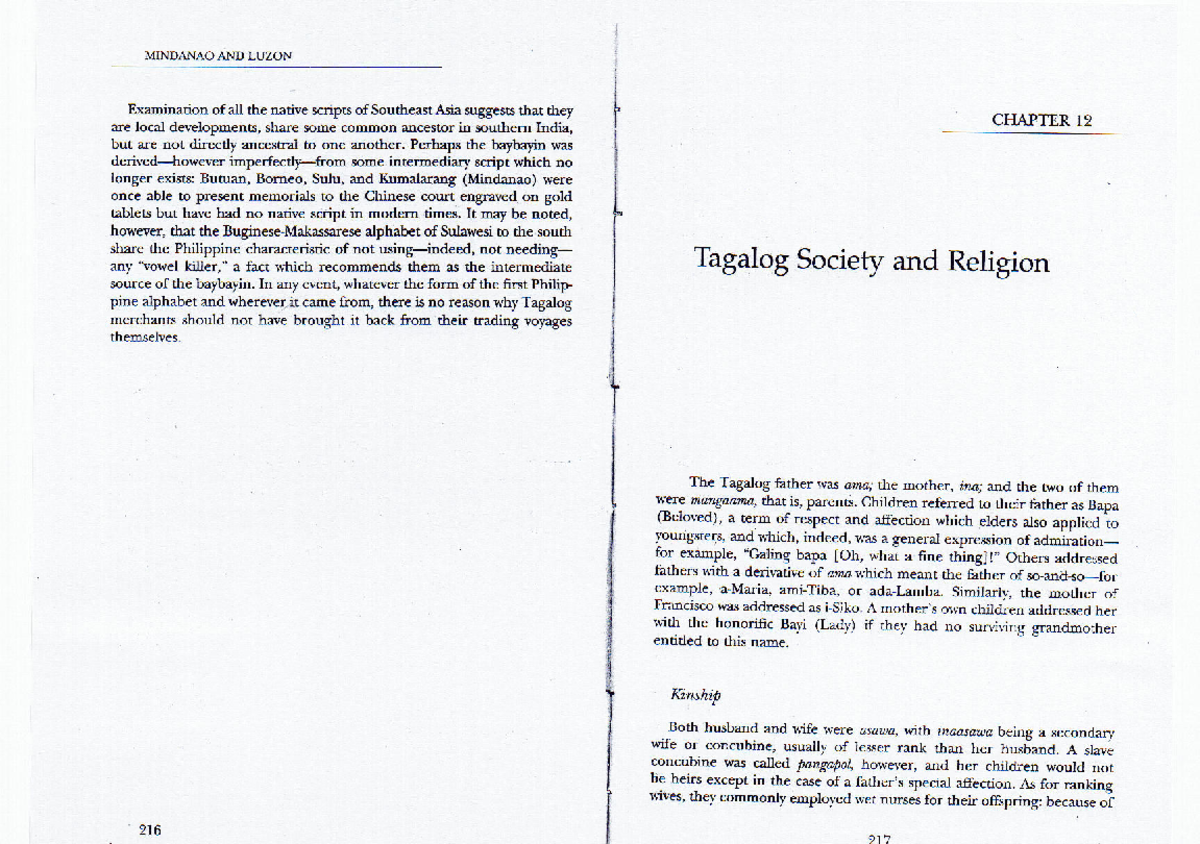 Scott - Barangay (Tagalog Society and Religion) - Rizal and the ...