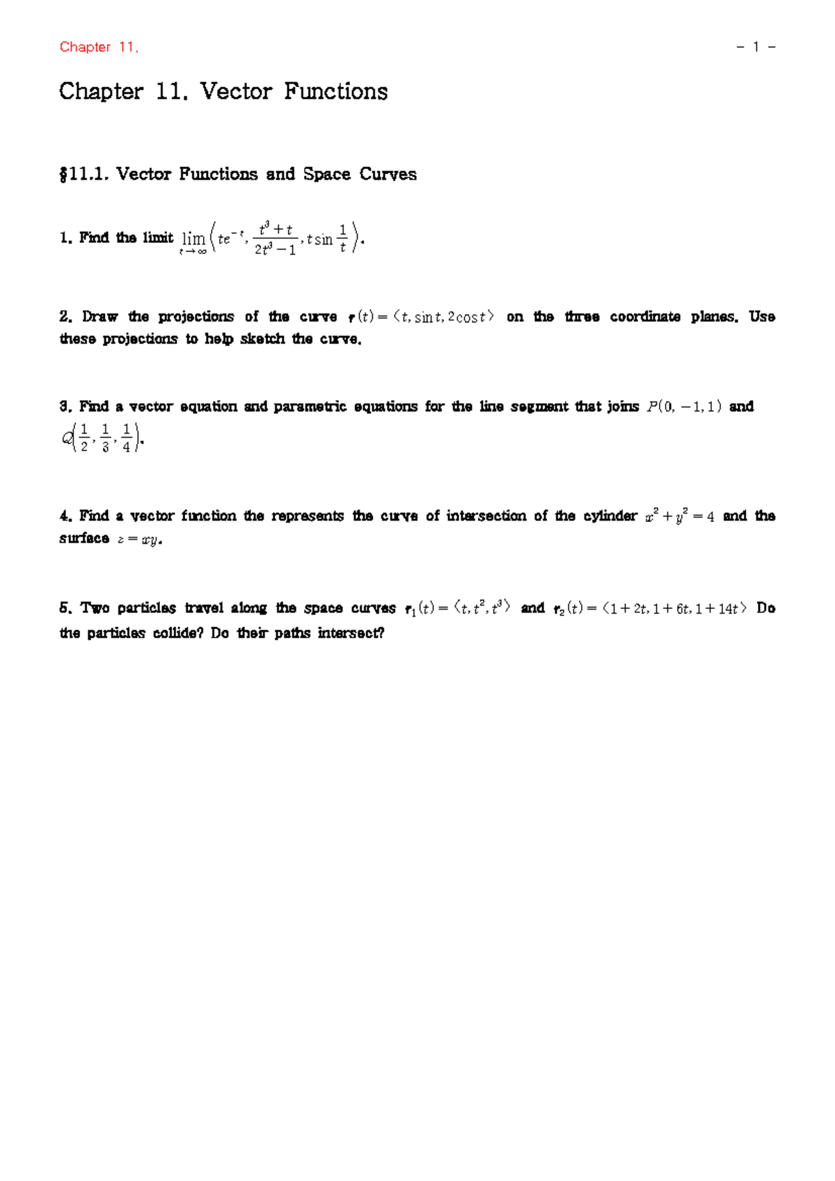 Chapter 11 (수정) - Question for chap 11 - Chapter 11. - 1 - Chapter 11 ...