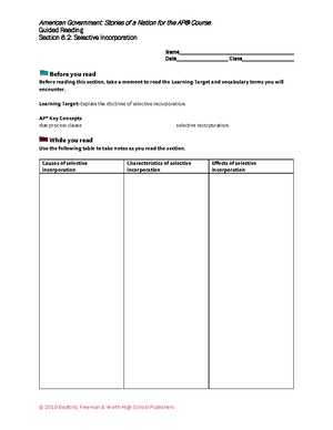 Section 6.5 Guided Reading - American Government: Stories of a Nation ...