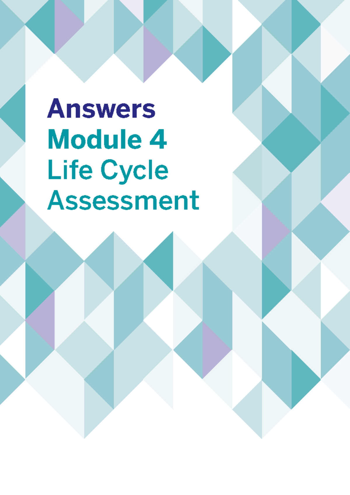 Df S Module 4 Answers - Answers Module 4 Life Cycle Assessment Answers ...