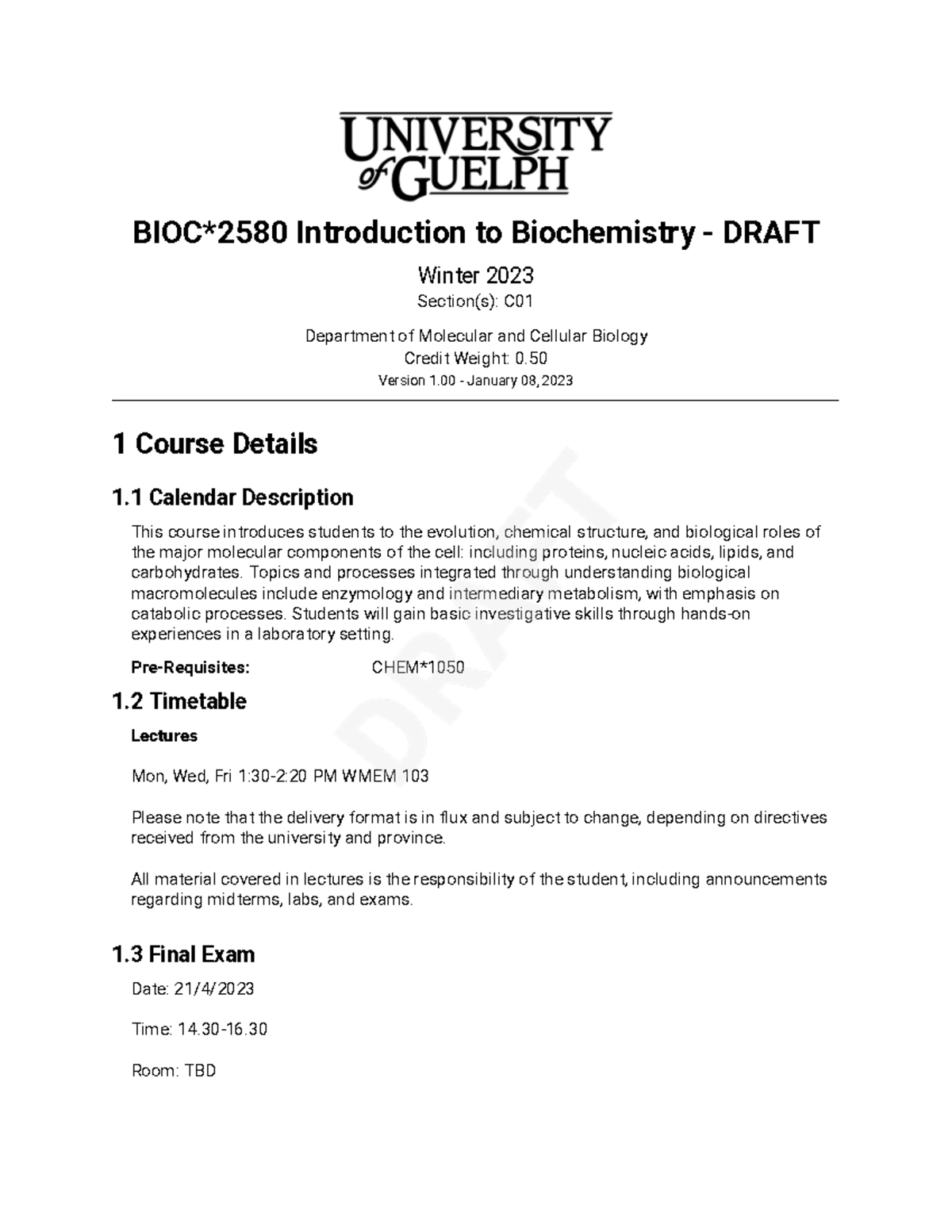 Course Outline - MGMT 2150 - Studocu