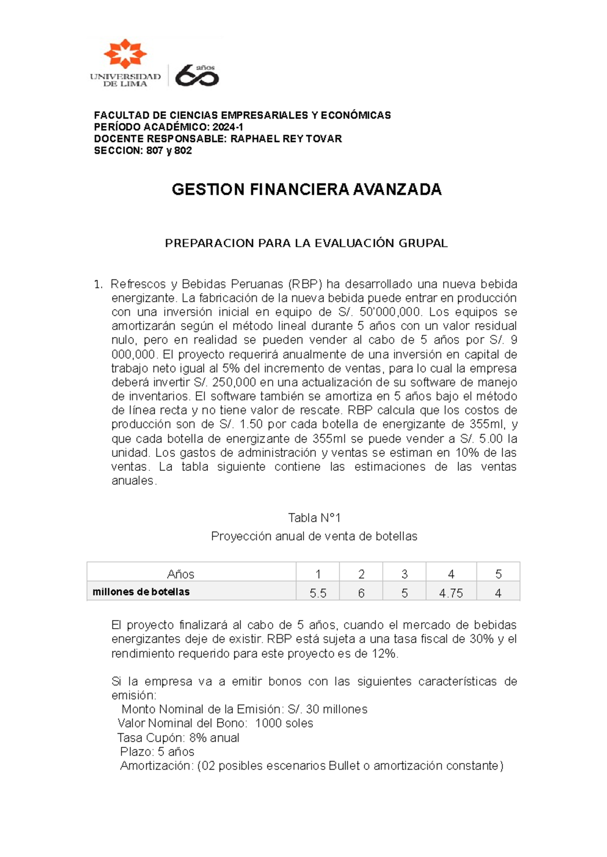 Caso Preparación Grupal GEFA Bonos sec 807 y 802 ciclo 2024-01 ...