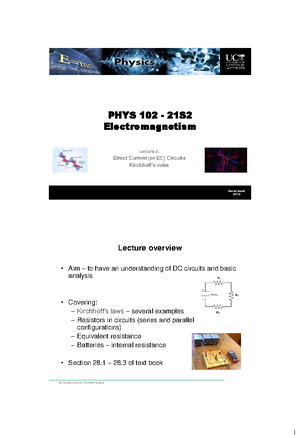 PHYS102-Week8Tut-ans - PHYS102-S Short Answers for Tutorial Week 8 a) Draw a diagram of the ...