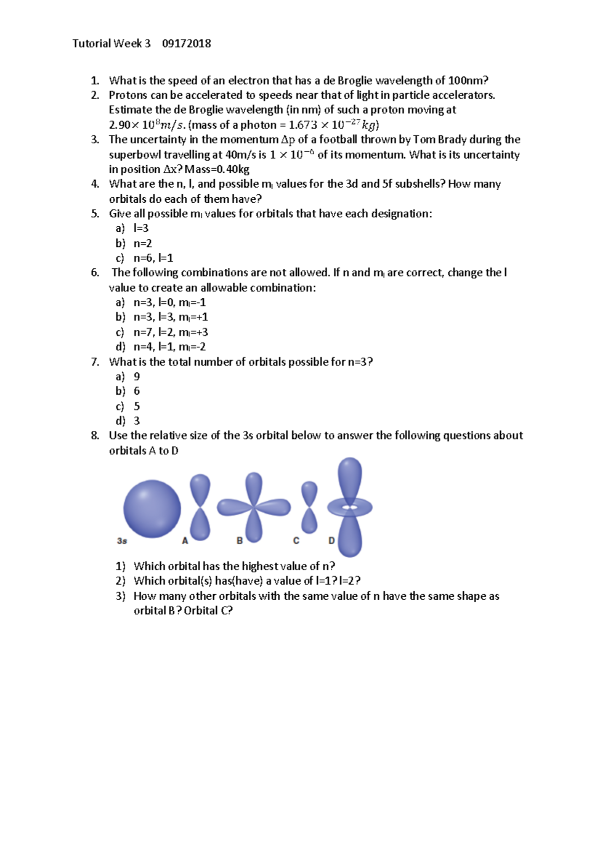 Tutorial Week 3 - Warning: TT: undefined function: 32 Tutorial Week 3 09172018 What is the speed ...