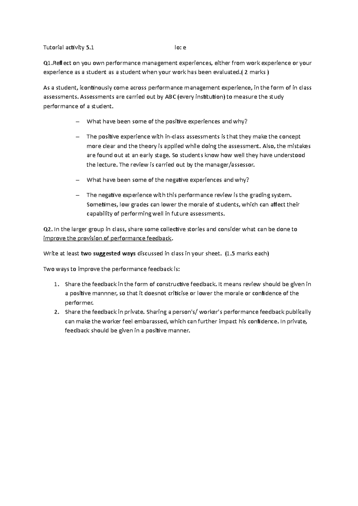 BBMM302 Human Resource Management Tutorial Activity 5 Lo E Q1 On bbmm302-human-resource-management-tutorial-activity-5-lo-e-q1-on