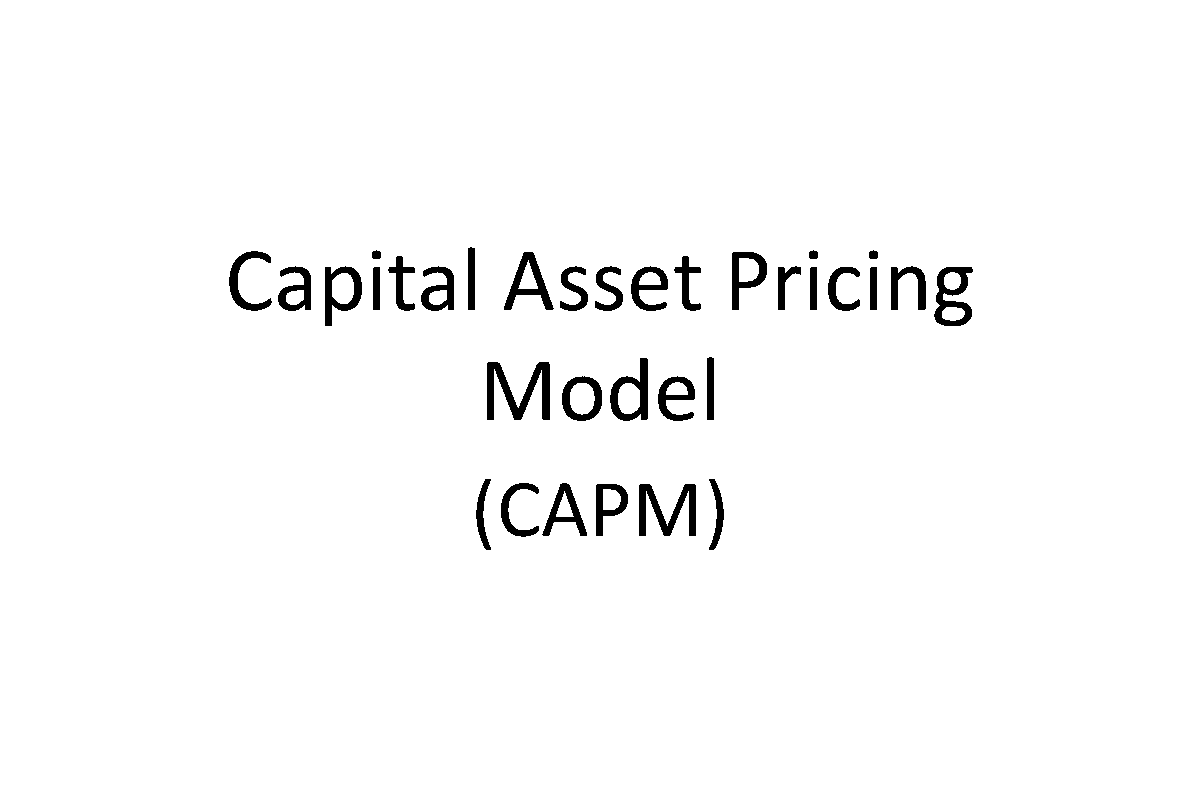 security analysis and portfolio management - Capital Asset Pricing ...