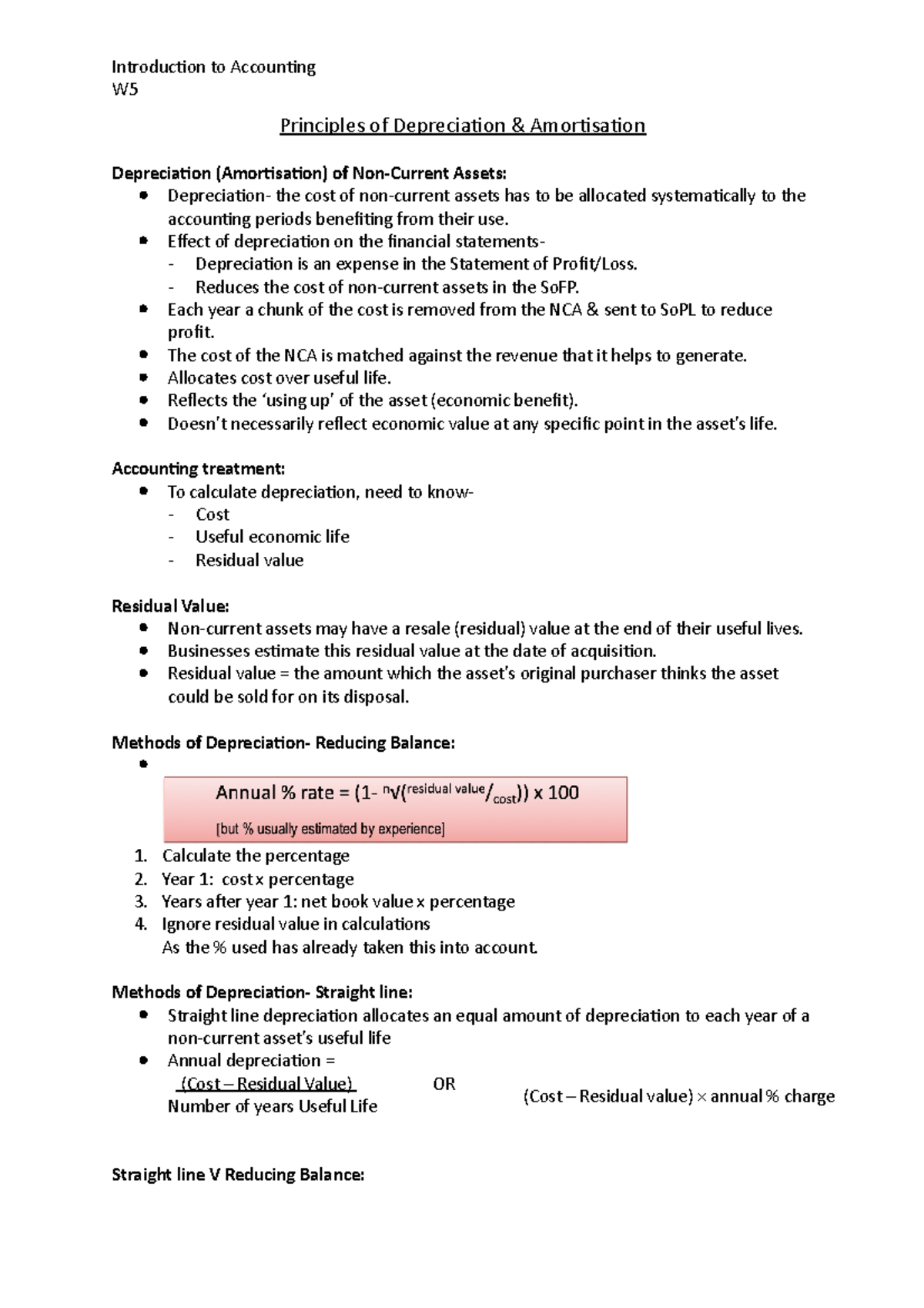 Introduction to accounting - Introduction to Accounting W Principles of ...