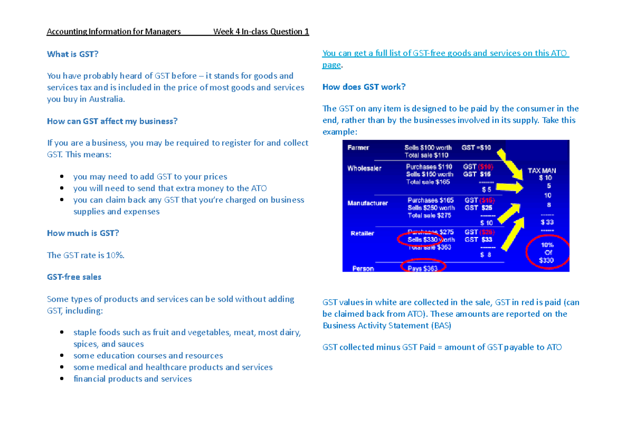 Week 4 Tutorial Question - Accounting Information for Managers Week 4 ... Week 4 Tutorial Question - Accounting Information for Managers Week 4 ...