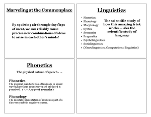 1-Cog Sci-Intro To Your Mind - Introduction to CogSci 110, Psychology 130 brian@yale - Studocu