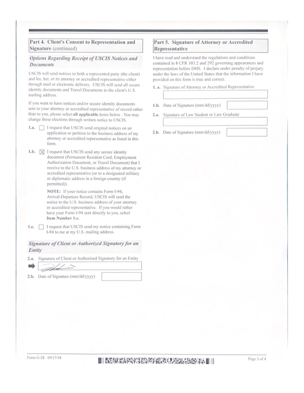 Part 4. Client's Consent to Representation and - SOCIO 101 - Studocu
