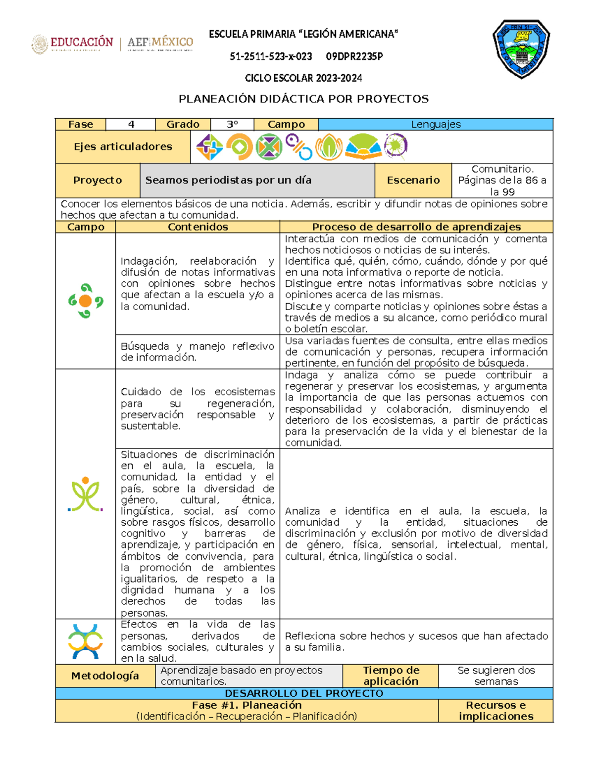 Seamos Periodistas POR UN DÍA - 51-2511-523-x-023 09DPR2235P CICLO ...