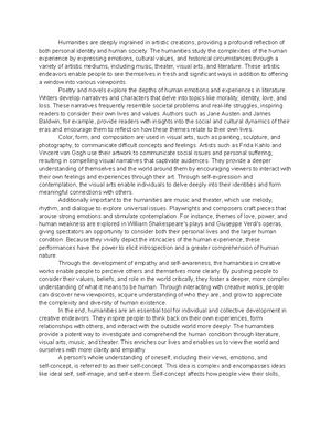 1-2 Short Answer Creating Meaning Through Creative Works ~ Nevaeh ...