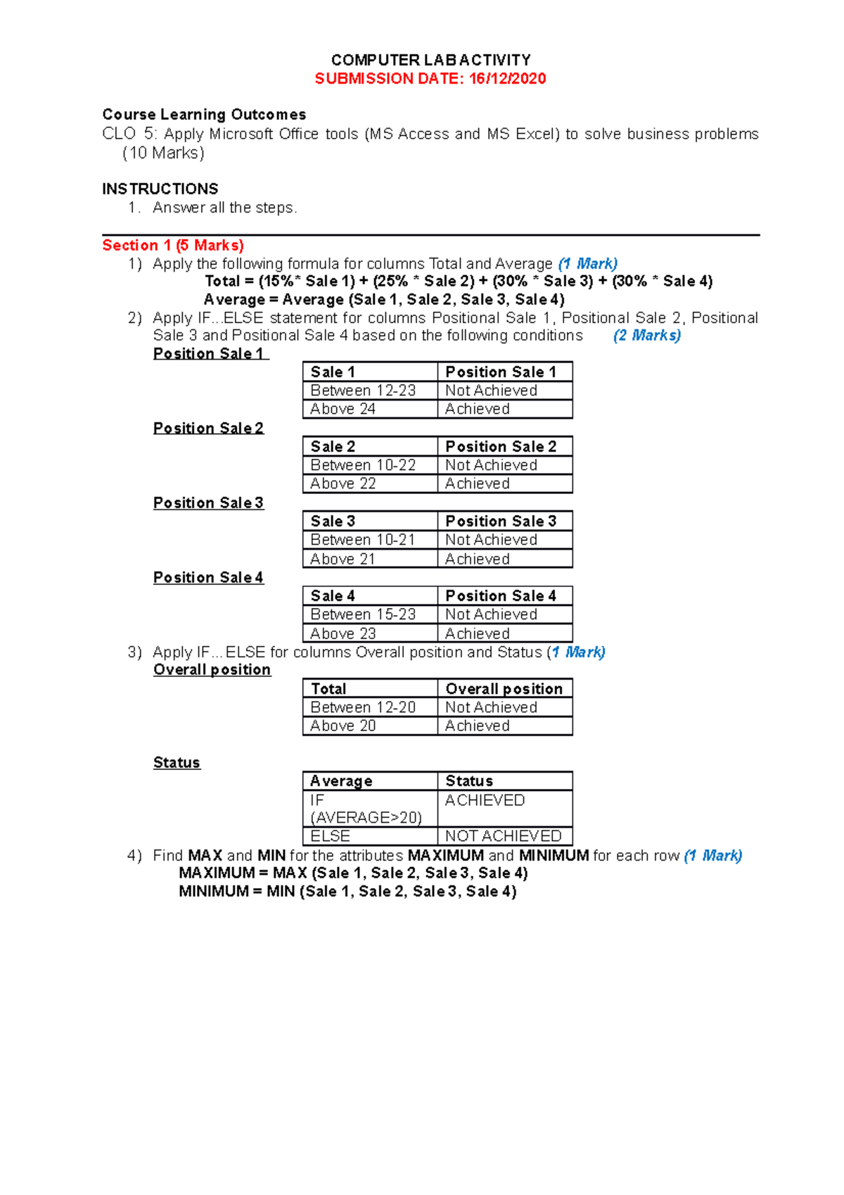 MIS 501 Computer Lab Activity Sheet Fall Term 2 2020 - corporate law - Studocu