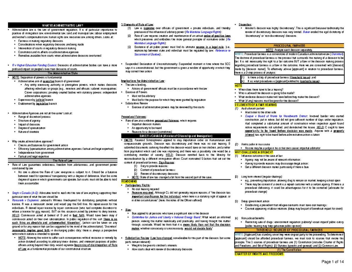 Alex Can Admin Template-2 - WHAT IS ADMINISTRATIVE LAW ...